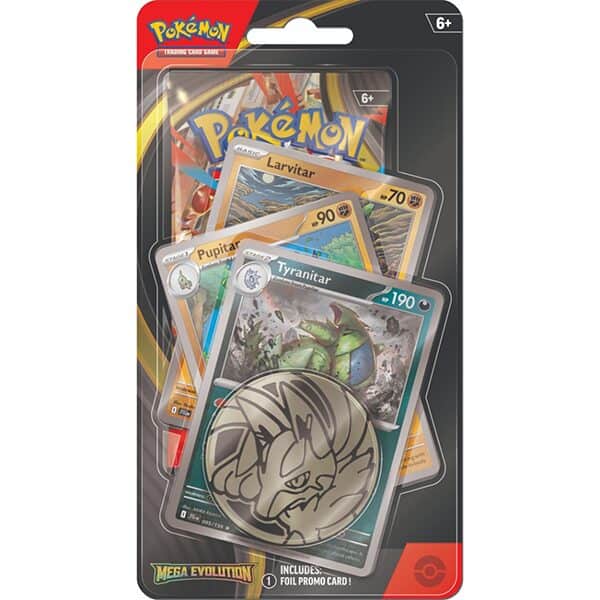 Pokémon: Mega Evolution - Premium Blister ( Larvitar) - Poké Store