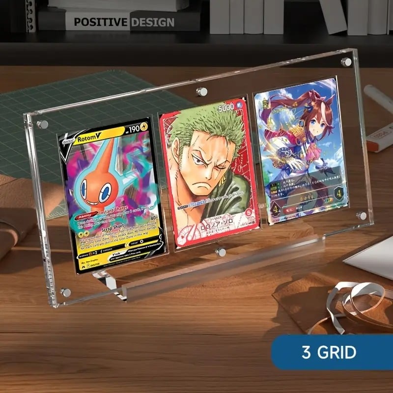 3 Piece Magnetic Card Display Stand - Poké Store